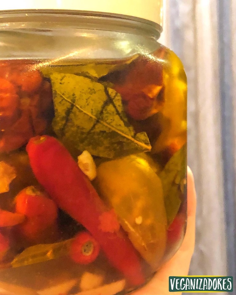 Conserva de Pimenta | Receita Vegana - Veganizadores | Tudo Vegano